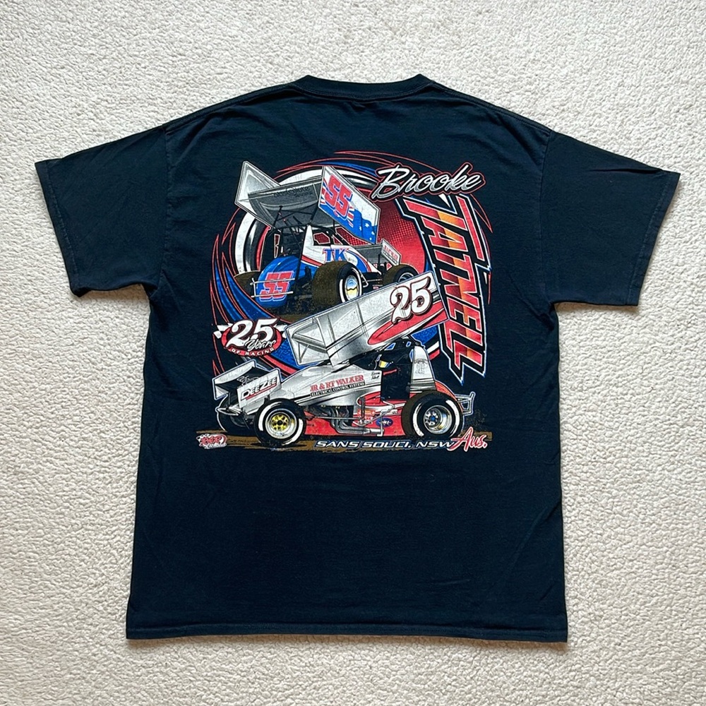 Y2k Brooke Tatnell 25th Year Anniversary Racing Tee - Gem